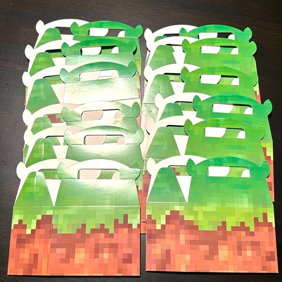 Minecraft | Party Supplies | 2 Minecraft Goody Boxes | Poshmark